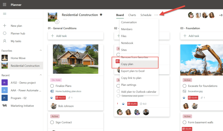 How to Copy an Entire Plan when using Tasks by Planner and To Do - Integent